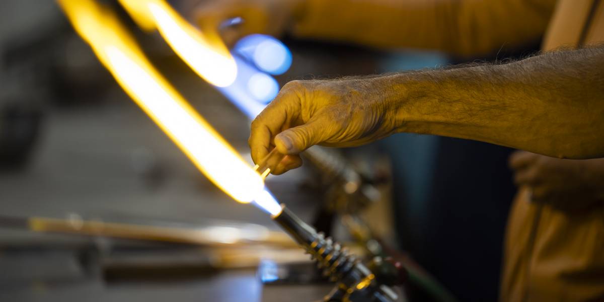Beginner Glassblowing • Breck Create • Breckenridge, Colorado